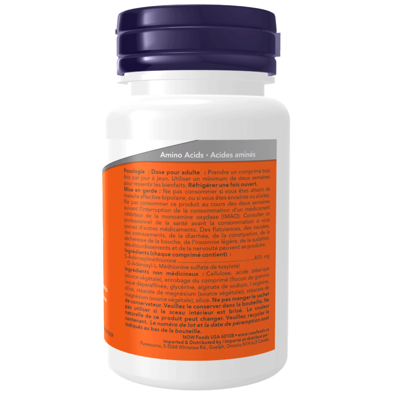 Now SAMe 400 mg 30 Tablets – Natural Focus