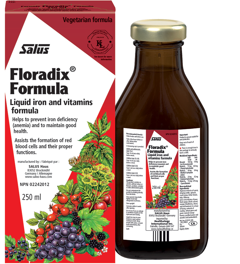 Salus Floradix Formula Iron Liquid 250ml – Natural Focus