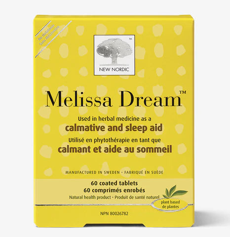 New Nordic Melissa Dream 60 Coated Tablets – Natural Focus