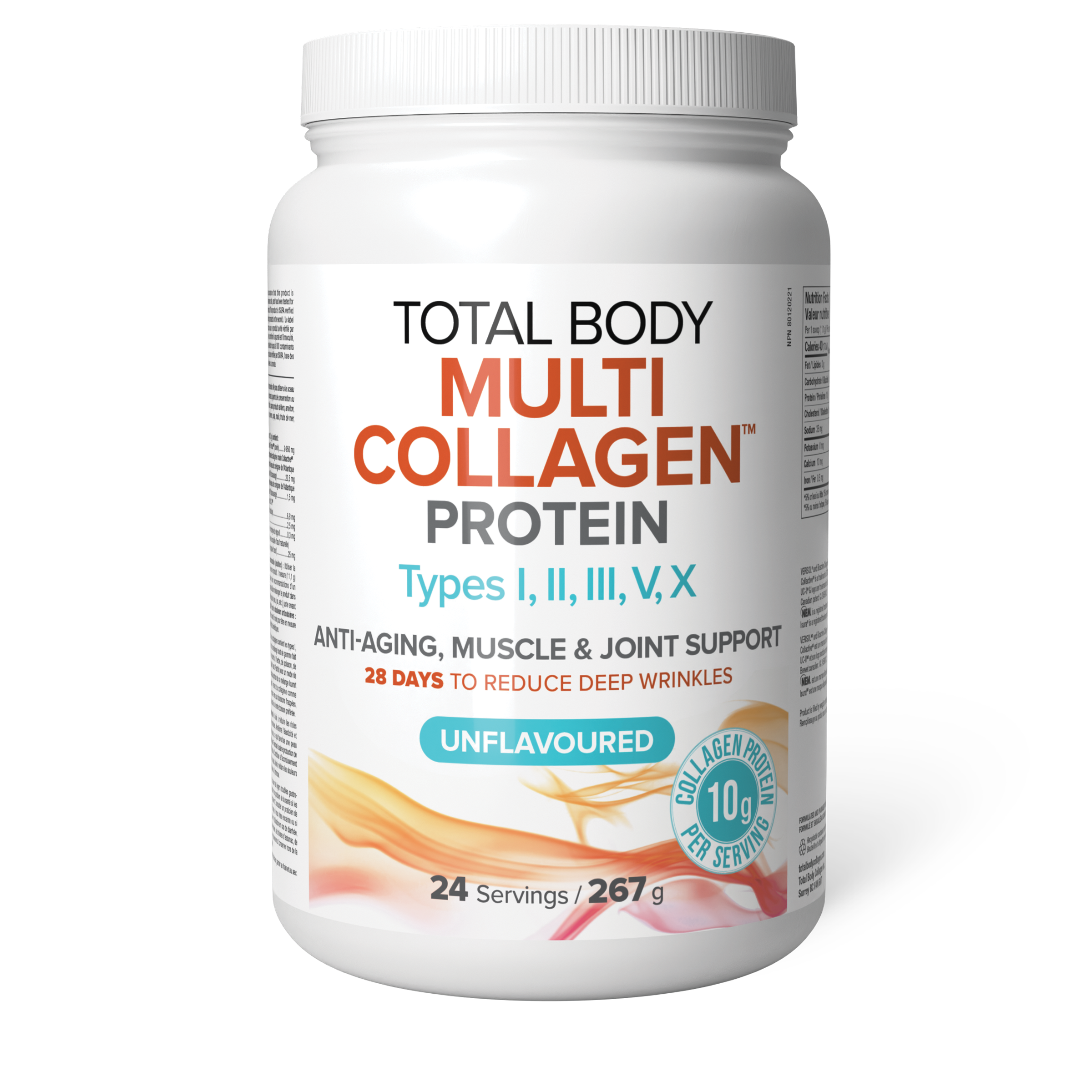 Total Body Multi Collagen Protein Unflavoured 267g Powder – Natural Focus