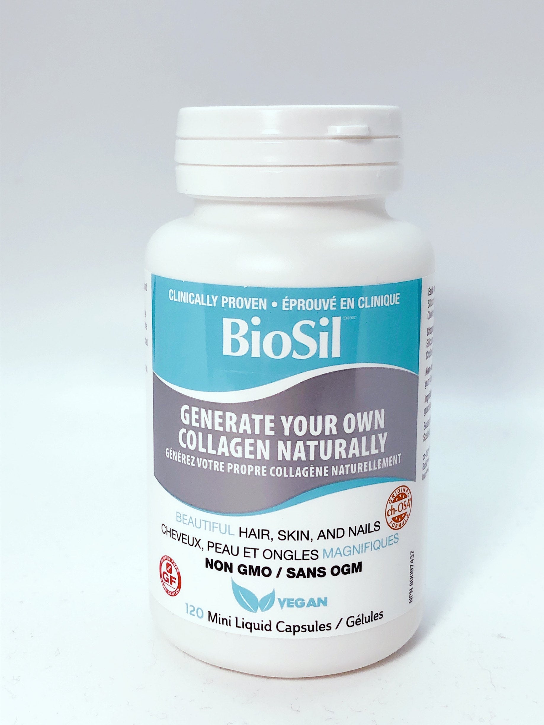 Biosil Mini 120 Liquid Veg. Capsules – Natural Focus