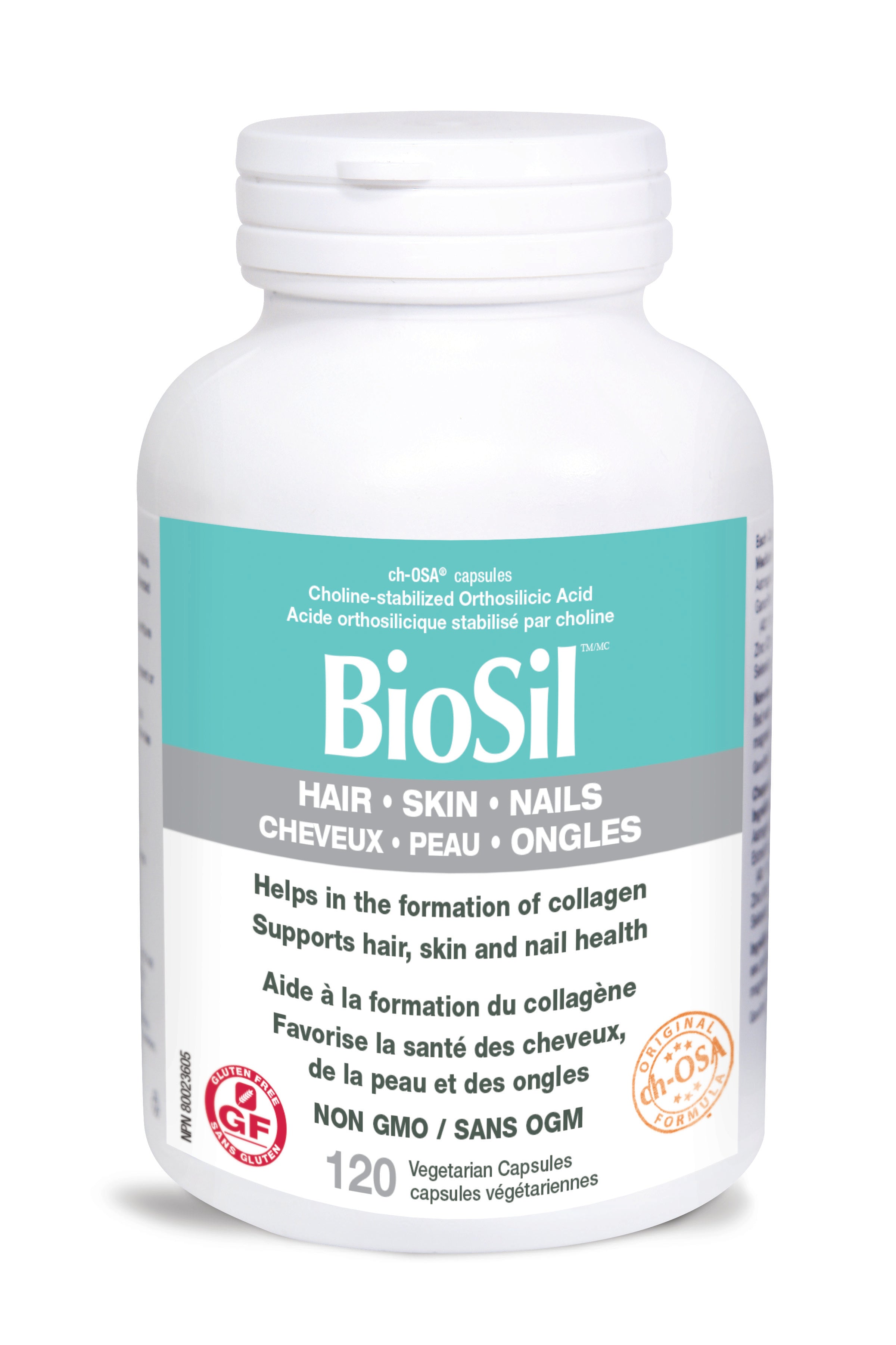 Biosil 120 Veg. Capsules – Natural Focus
