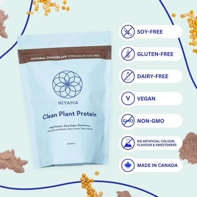 Niyama Clean Plant Protein 848g Powder Natural Chocolate – Natural Focus