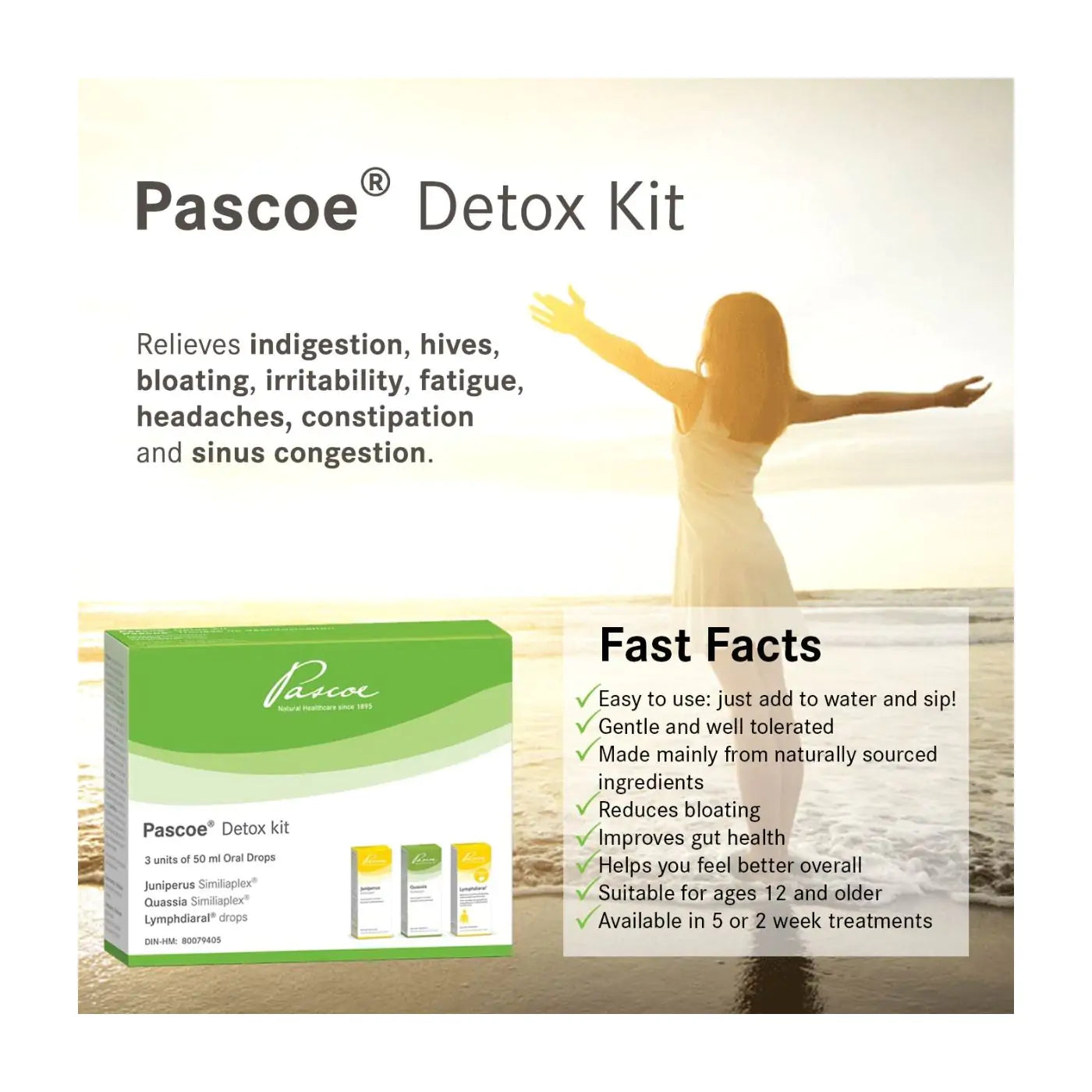 Pascoe Detox Kit 3 x 20ml Oral Drops – Natural Focus
