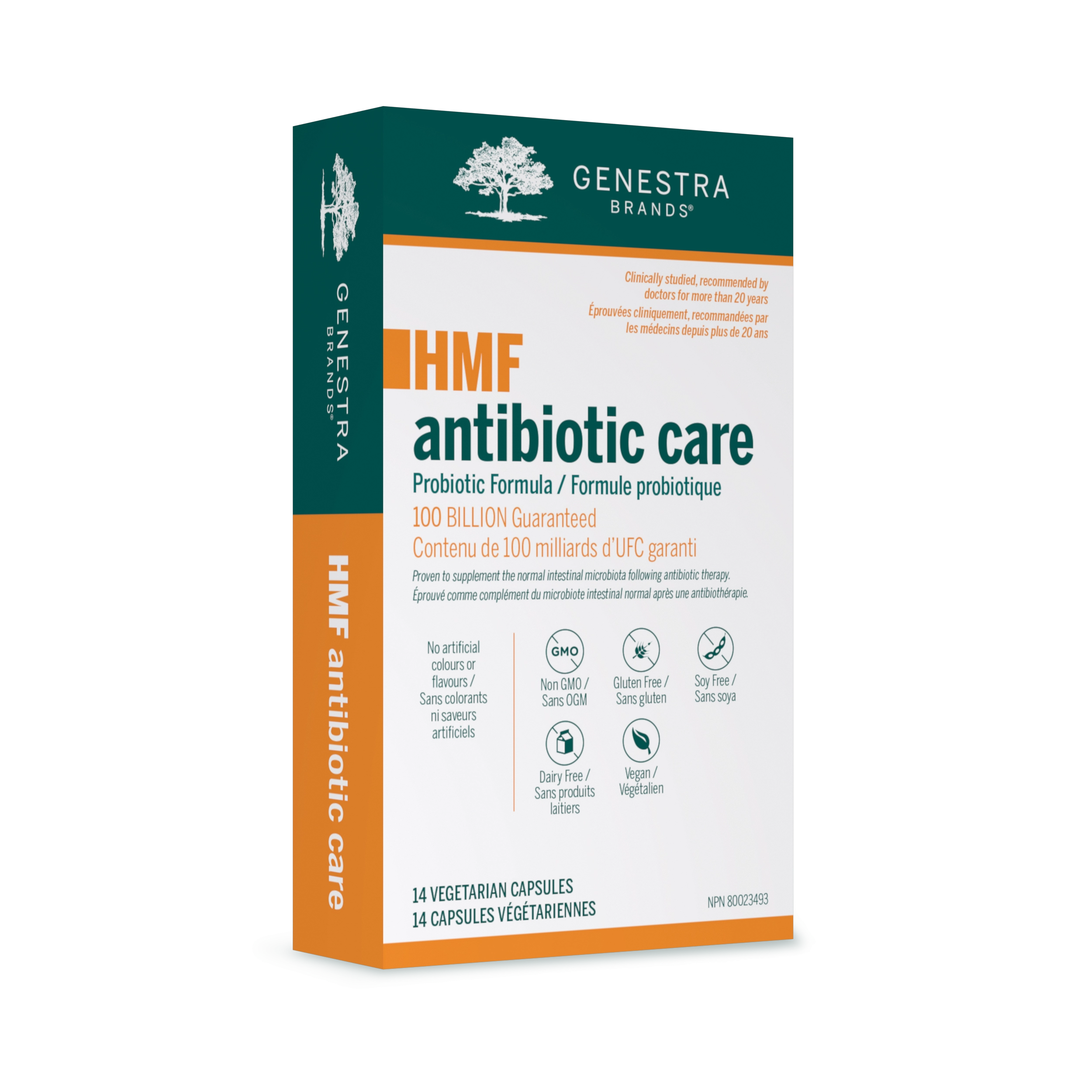 Genestra HMF Antibiotic Care 14 Veg. Capsules – Natural Focus