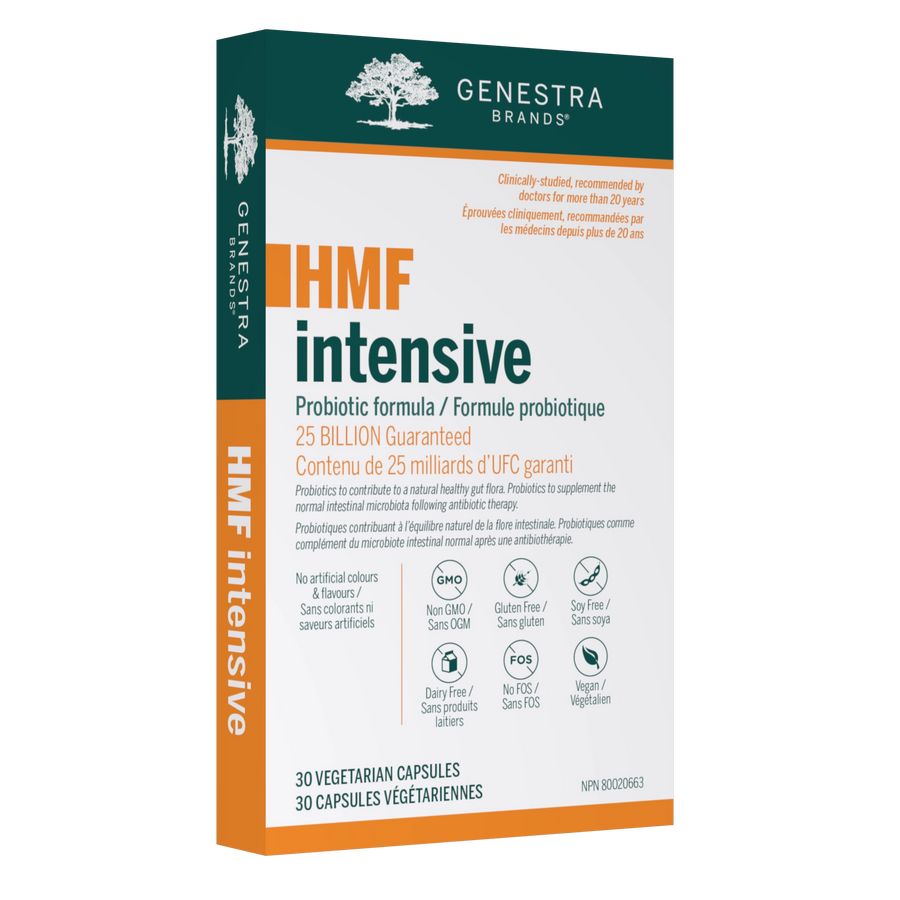 Genestra HMF Intensive 30 Veg. Capsules – Natural Focus