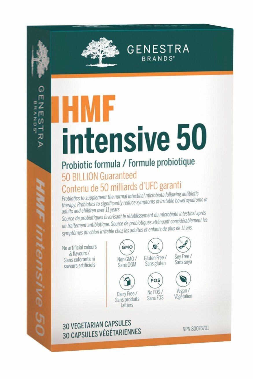 Genestra HMF Intensive 50B 30 Veg. Capsules – Natural Focus