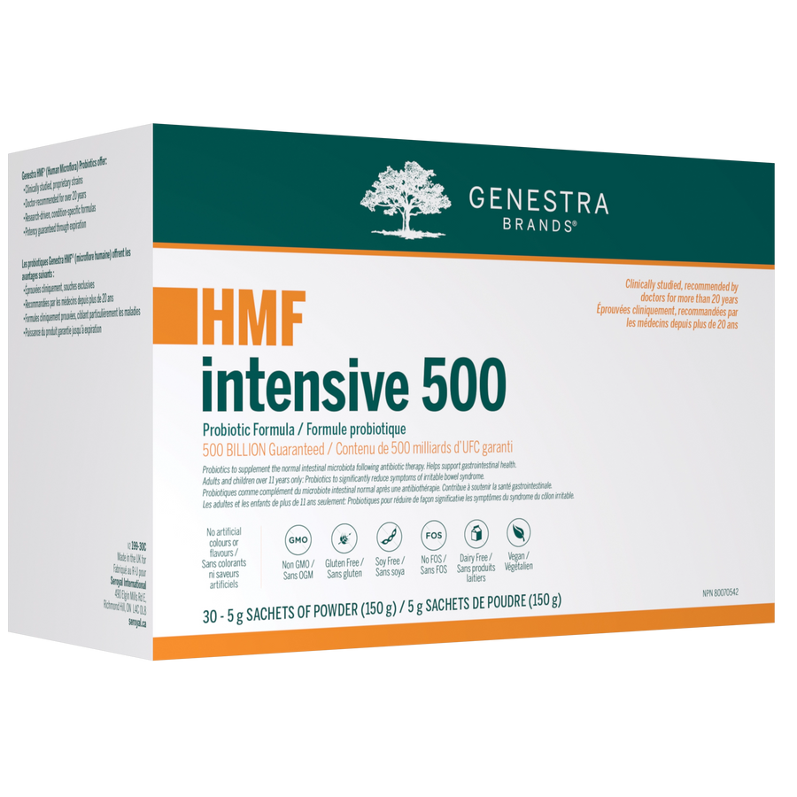 Genestra HMF Intensive 500B 30x5g Sachets of Powder – Natural Focus