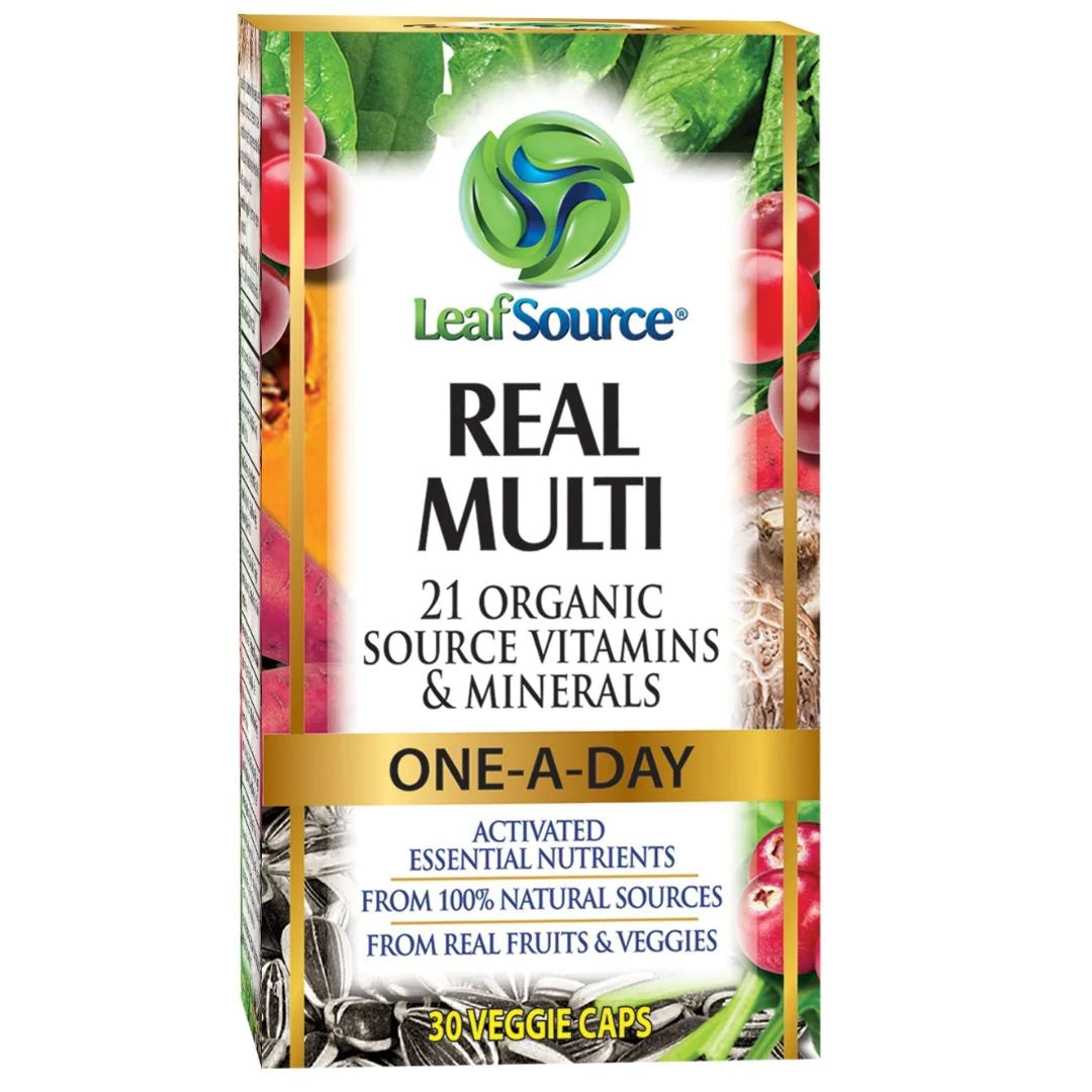 LeafSource Real Multi 30 Veg. Capsules – Natural Focus