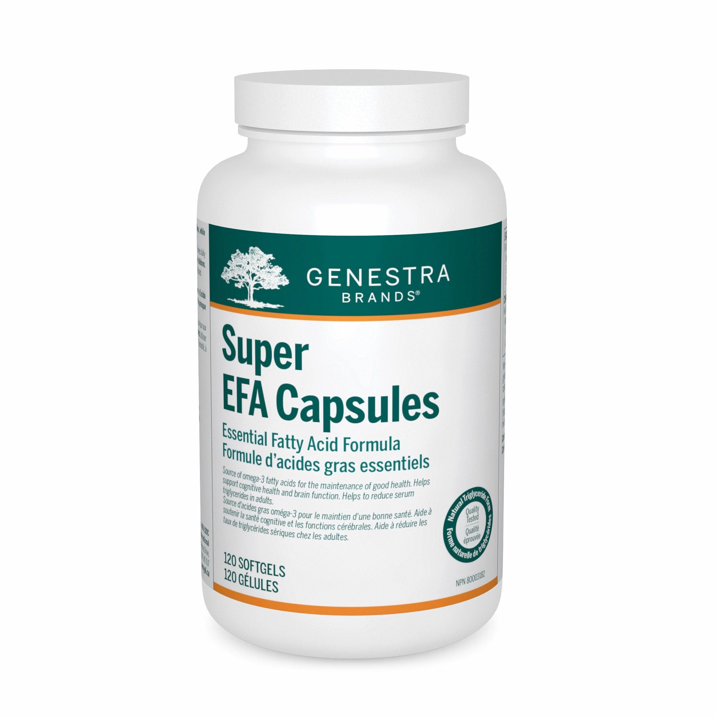 Genestra Super EFA Capsules 120 Softgels – Natural Focus