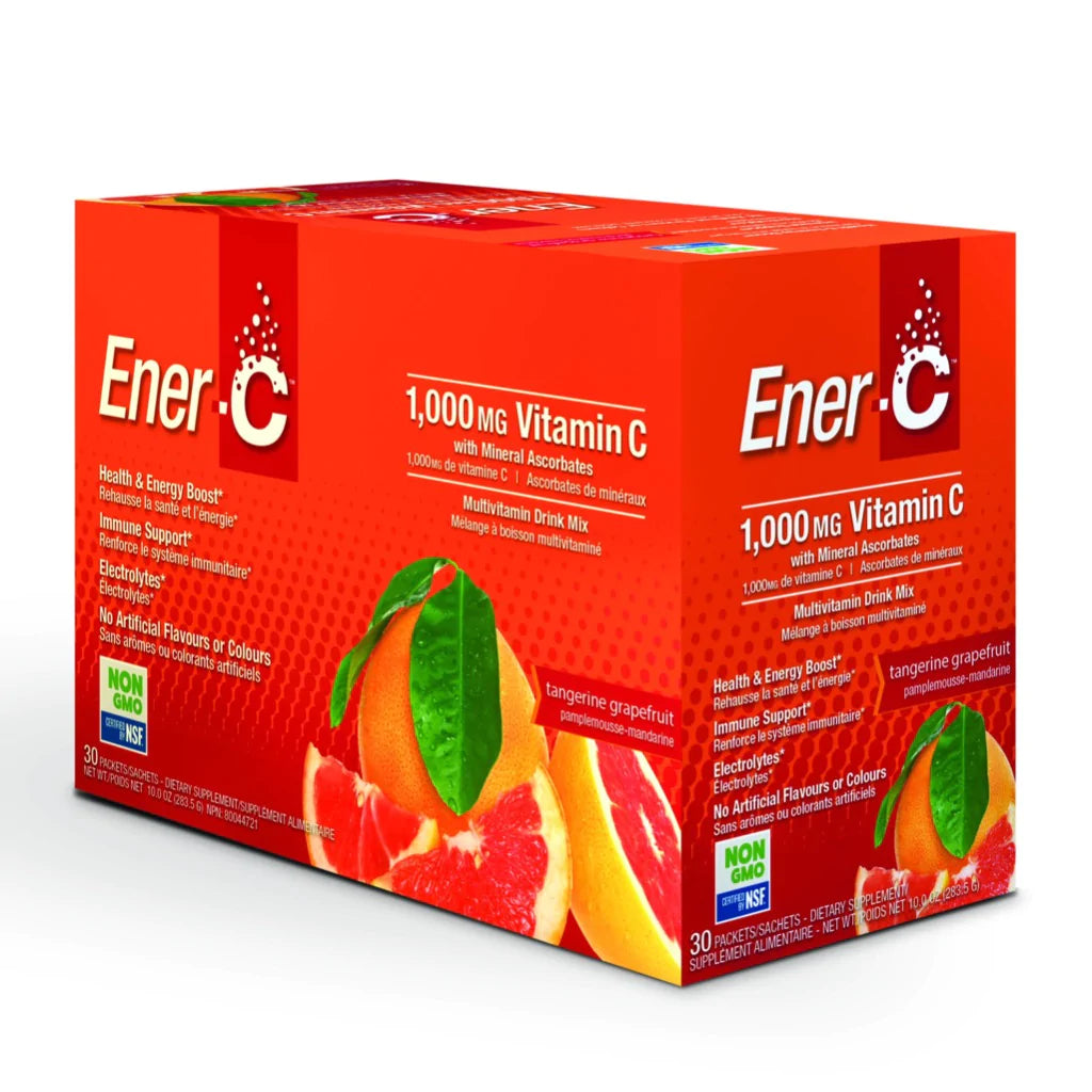 Ener-C Tangerine Grapefruit Multivitamin Drink Mix 30 Packets – Natural ...