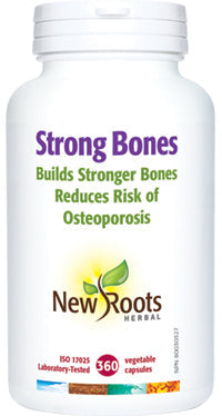 New Roots Strong Bones 360 Veg. Capsules – Natural Focus