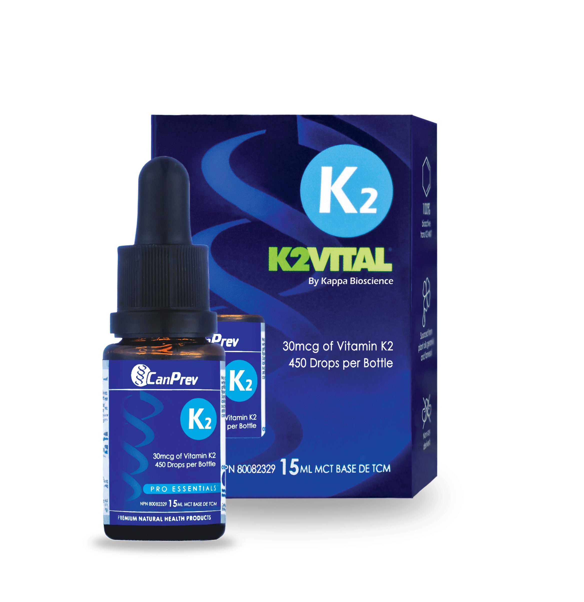 CanPrev K2 Vital Drops 30mcg 15ml Liquid – Natural Focus