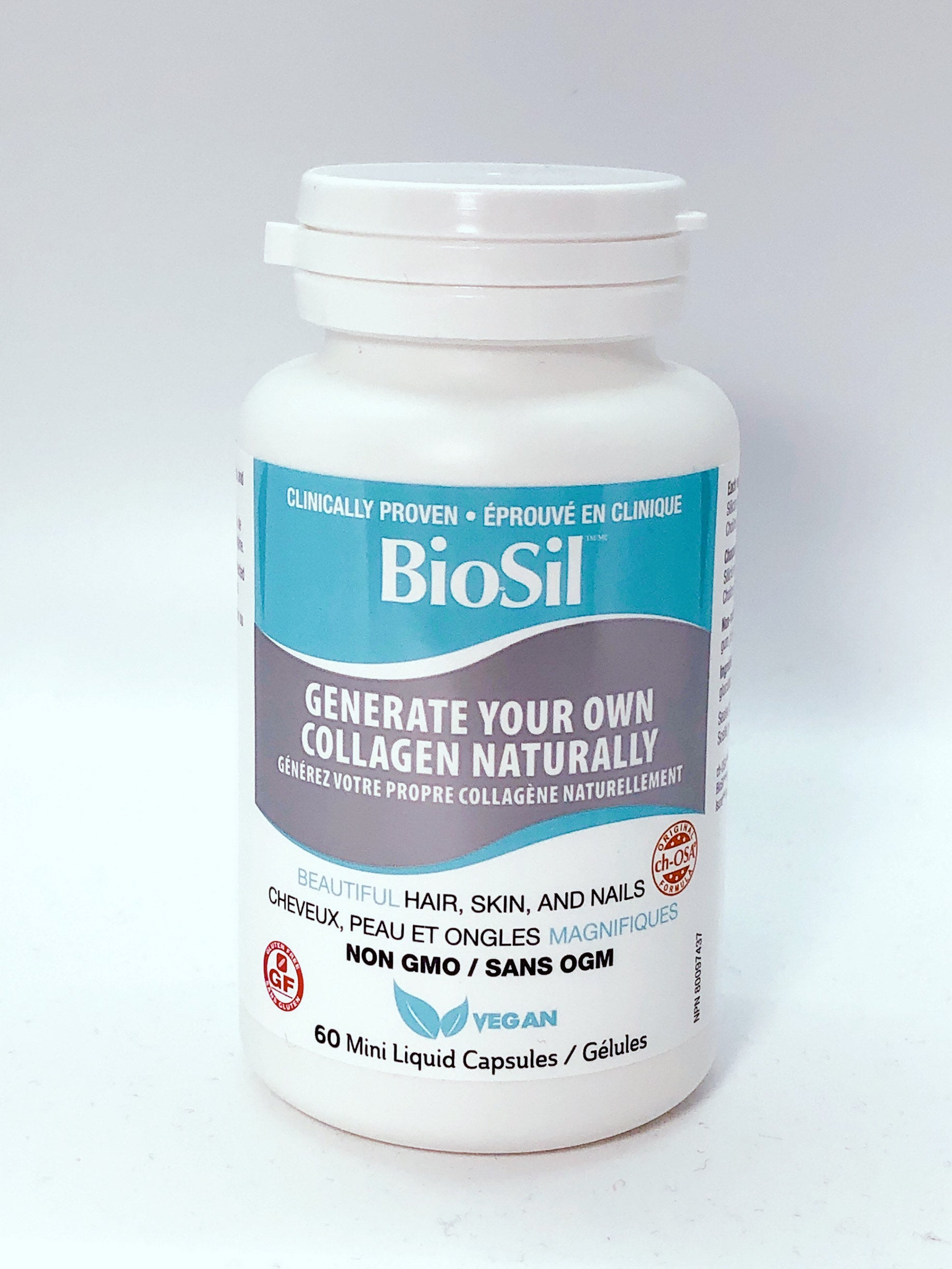 Biosil Mini 60 Liquid Veg. Capsules – Natural Focus