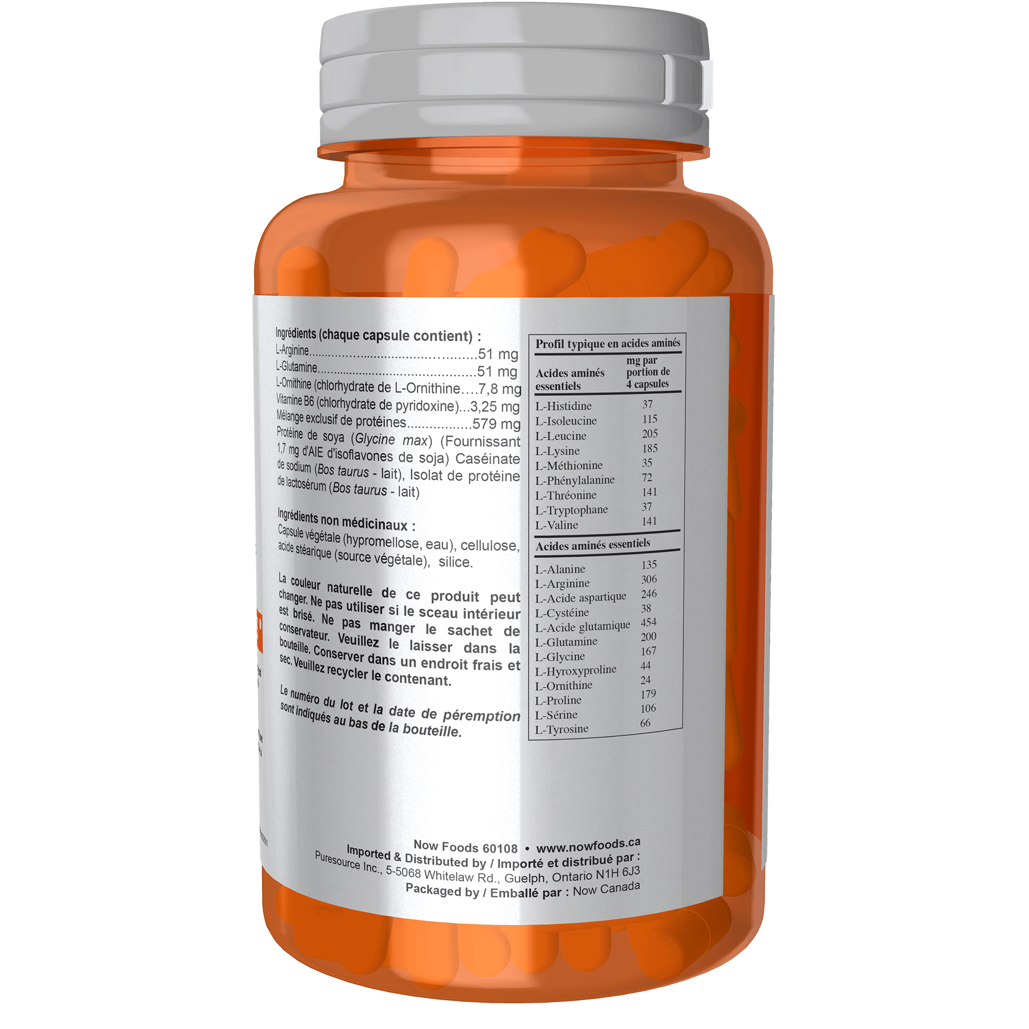 Now Amino Complex 120 Capsules – Natural Focus
