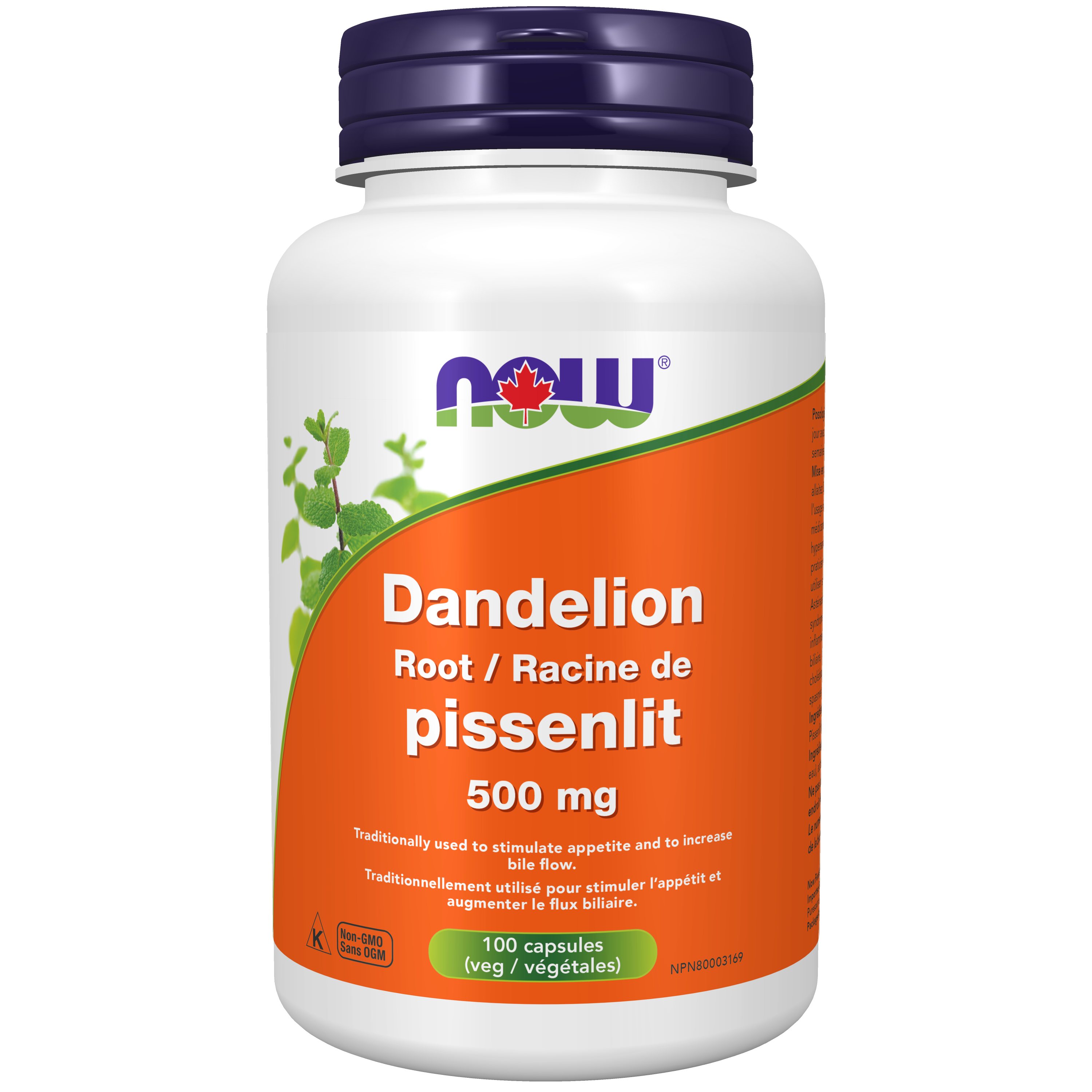 Now Dandelion Root 500mg 100 Capsules | Liver & Detox Support – Natural ...