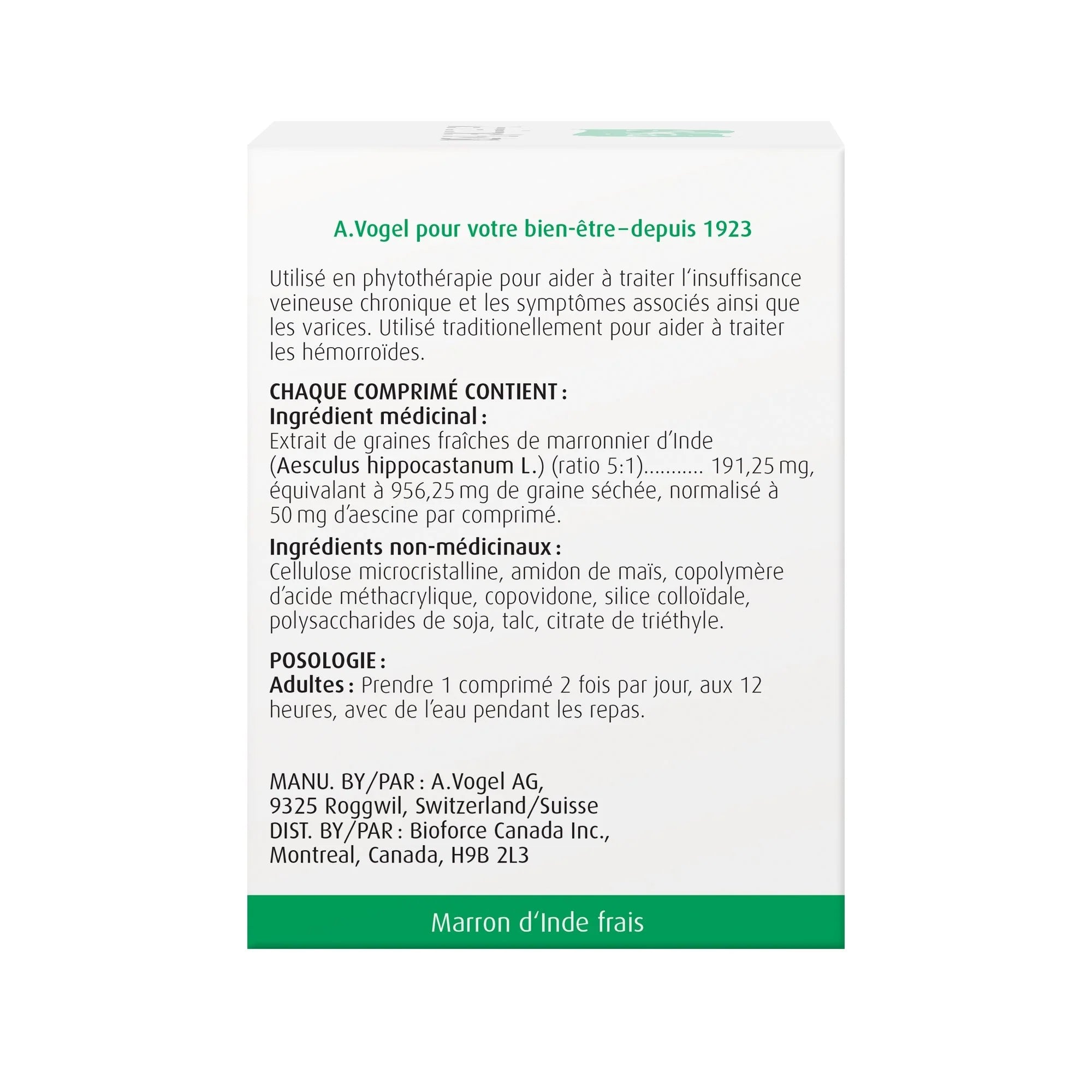 A.Vogel Venaforce Extra 30 Tablets – Natural Focus
